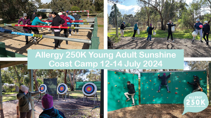 Allergy 250K Young Adult Camp on the Sunshine Coast - Young Adults